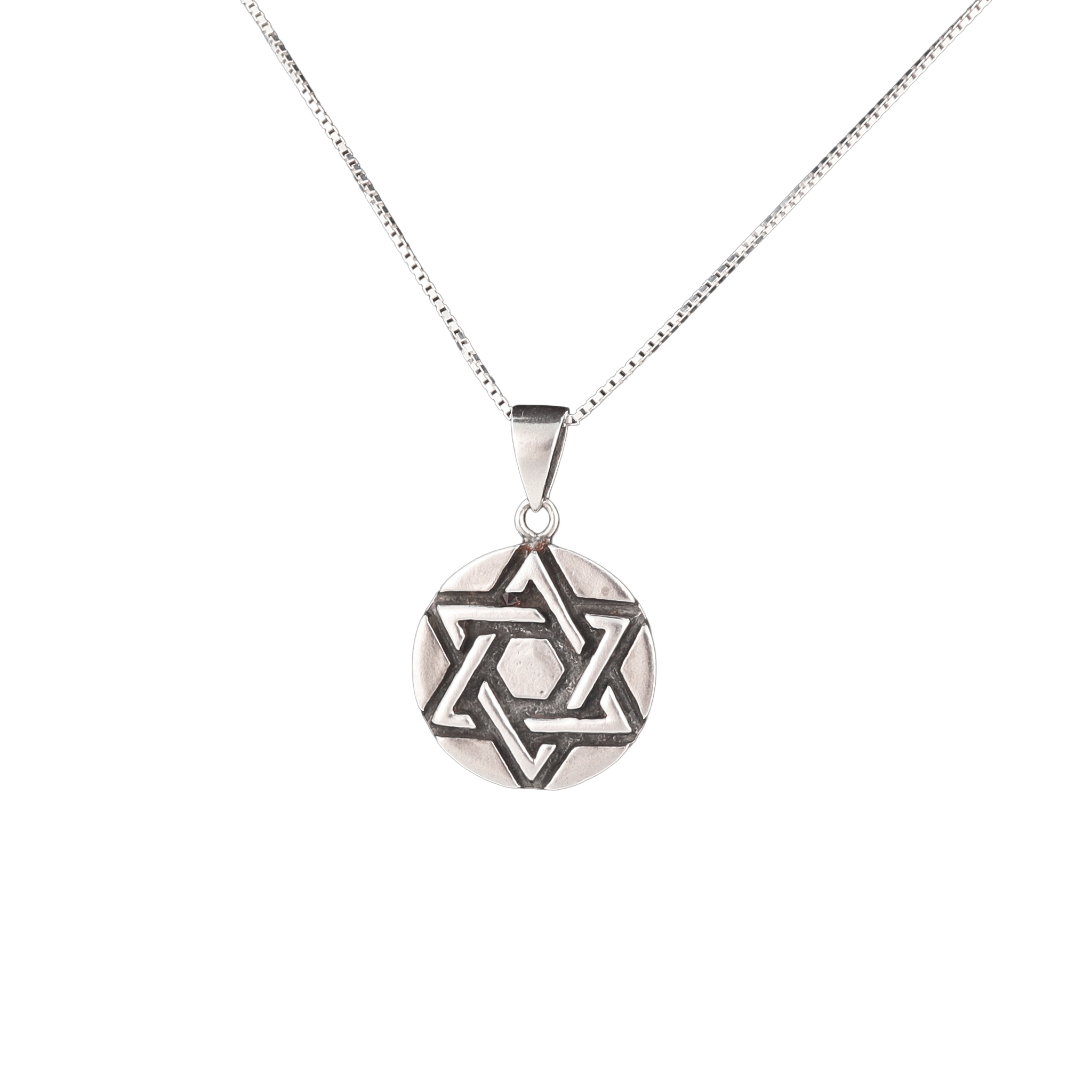 Star of David Circle Pendant – Holyland Marketplace