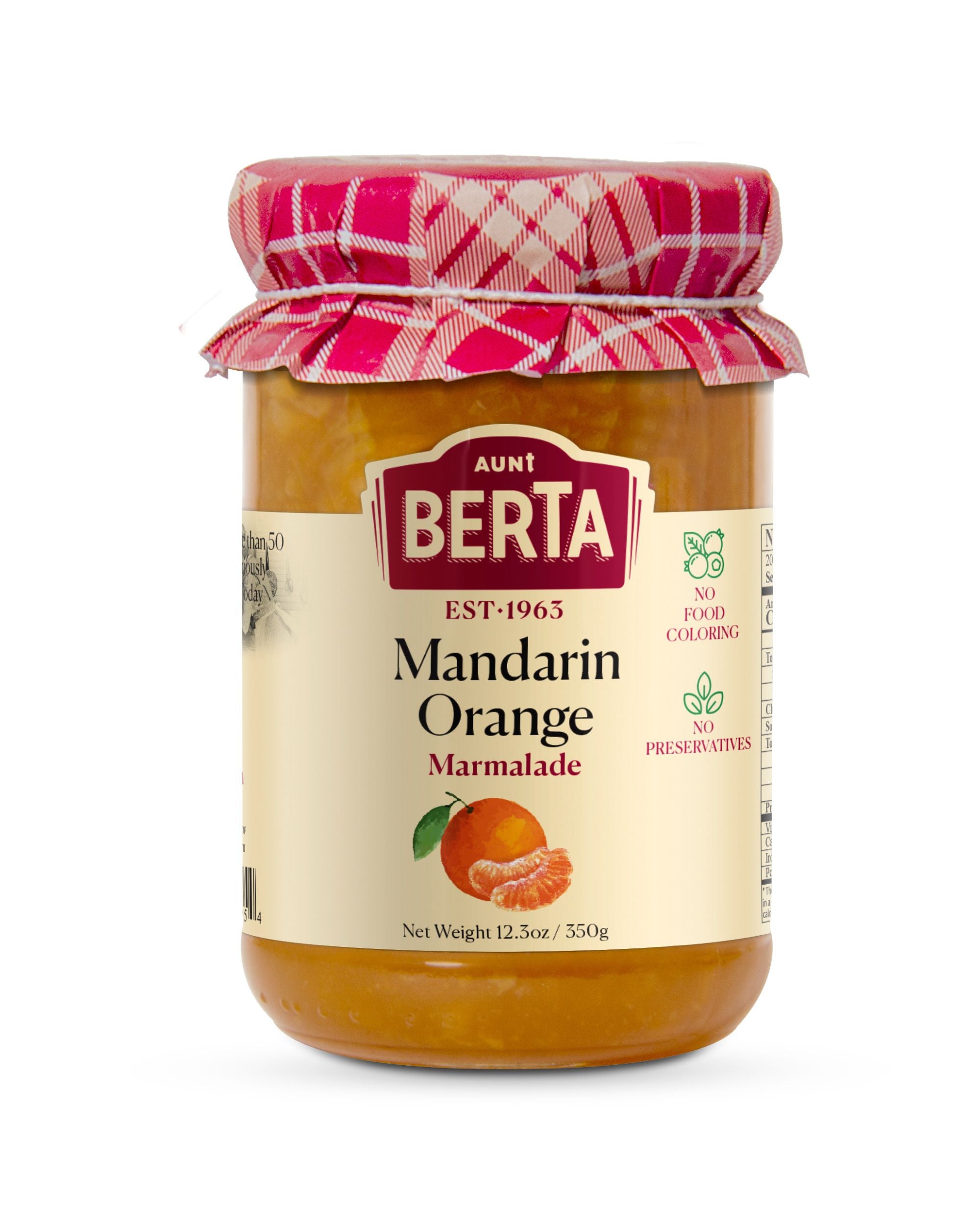 Aunt Berta's Mandarin Orange Marmalade - 12.3oz – Holyland Marketplace